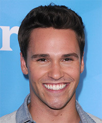 Nick Lazzarini Short Straight Dark Mocha Brunette Hairstyle