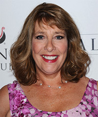 Phyllis Logan Medium Wavy Hairstyle