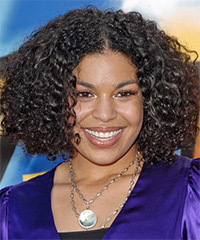Jordin Sparks Medium Curly Hairstyle